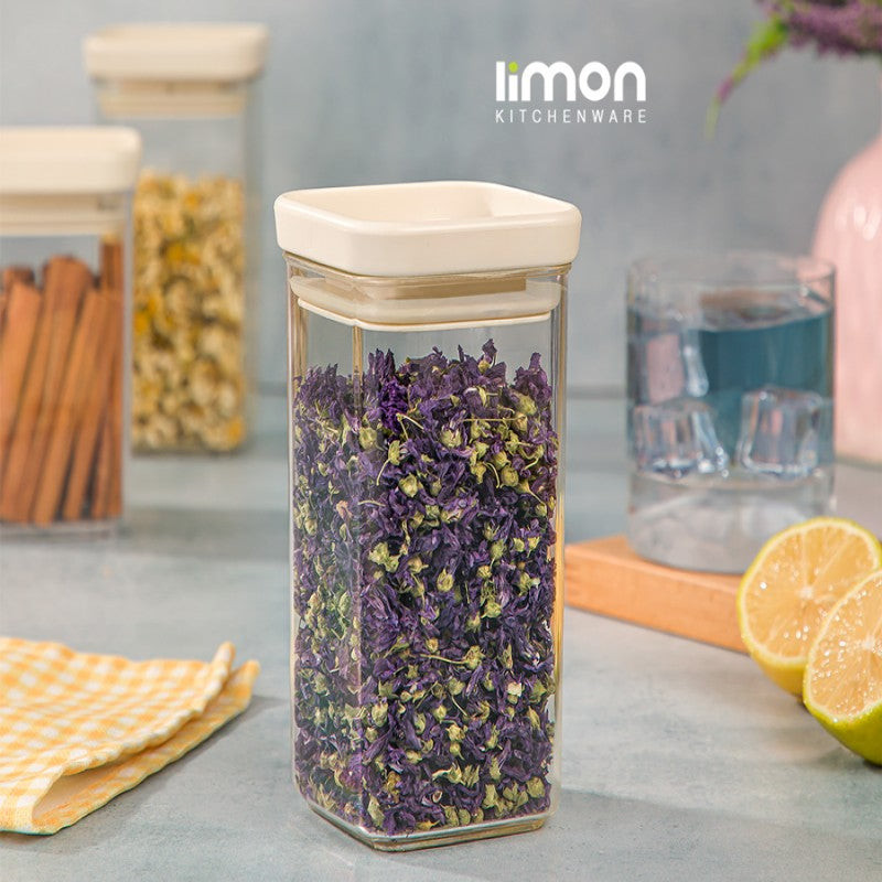 Limon Airtight Clear Stackable Jar – Premium Food Storage Container ...
