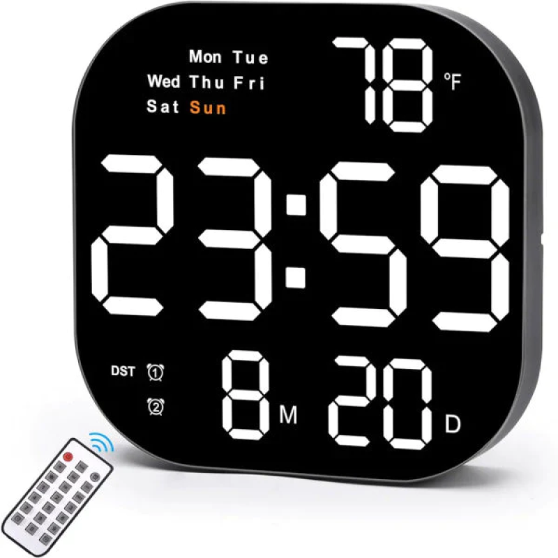 Modern Digital Clock | Adornia