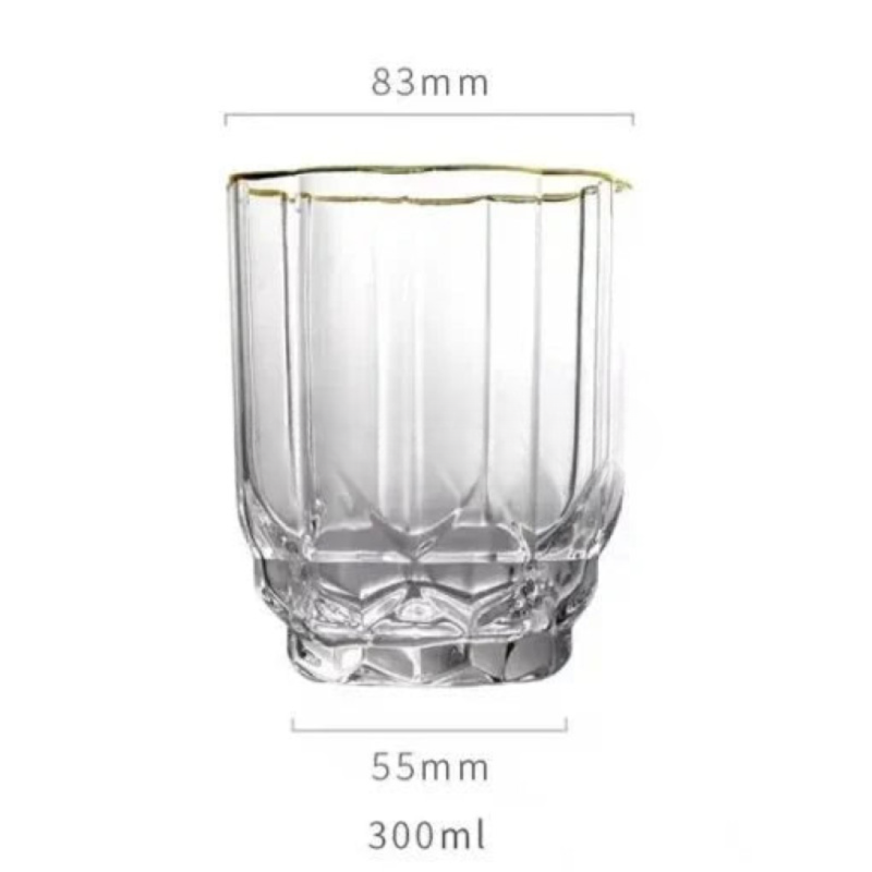 Limited Stock – Buy Diamond Shape Water Glass Set (Set of 6) at Adornia ...
