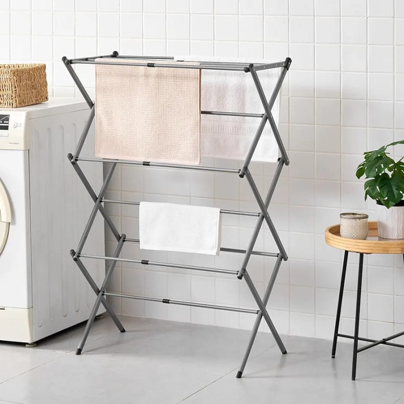 Premium Foldable Cloth Drying Rack – Space Saving | Adornia