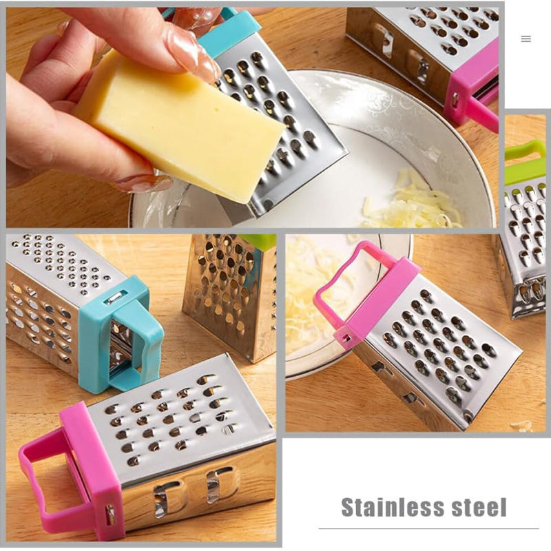 Mini Four Sided Grater Stainless Steel | Adornia