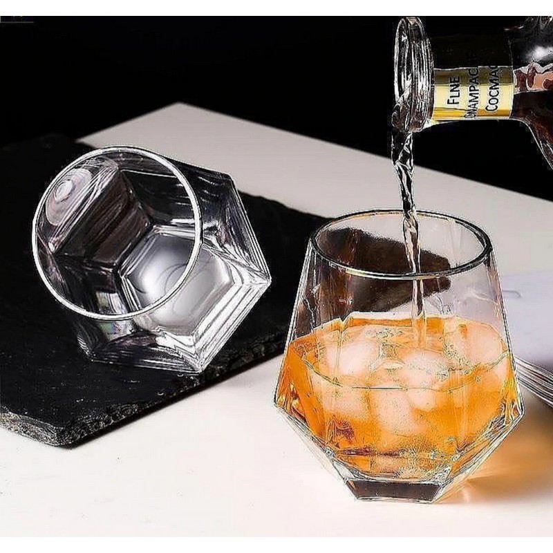 Luxurious Crystal Glass Set-6 Pcs | Adornia