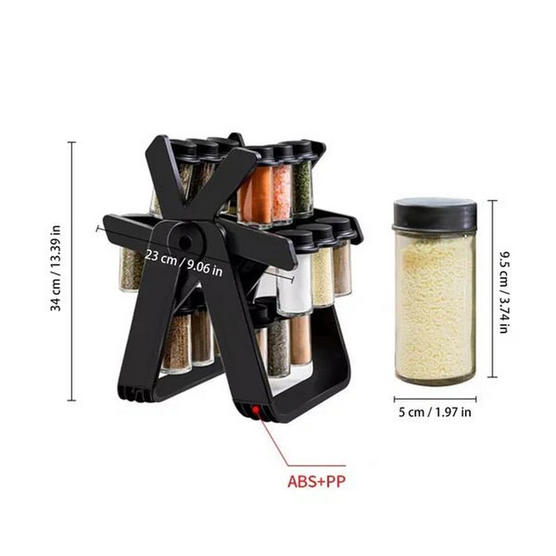 Revolving Countertop Spice Rack | Adornia