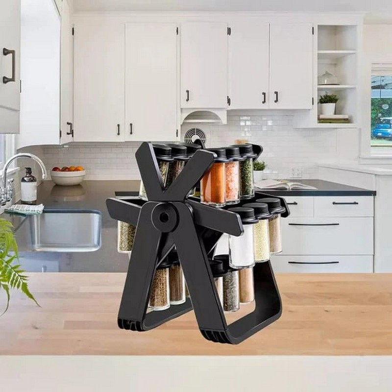 Revolving Countertop Spice Rack | Adornia