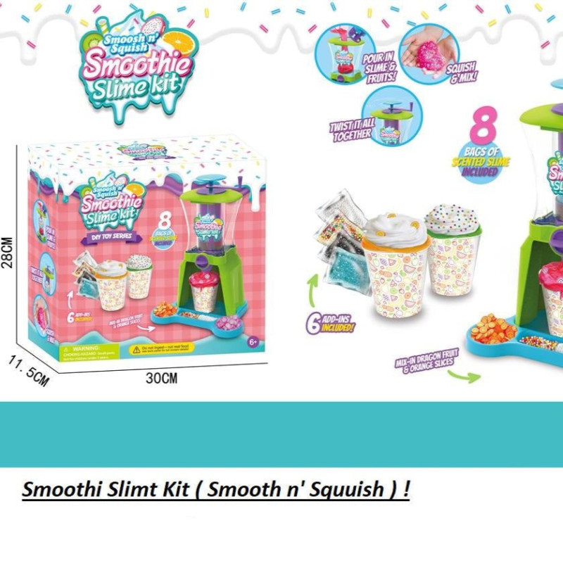 DIY Smoothie Slime Kit – Colorful, Scented & Squishy Fun For Kids | Adornia