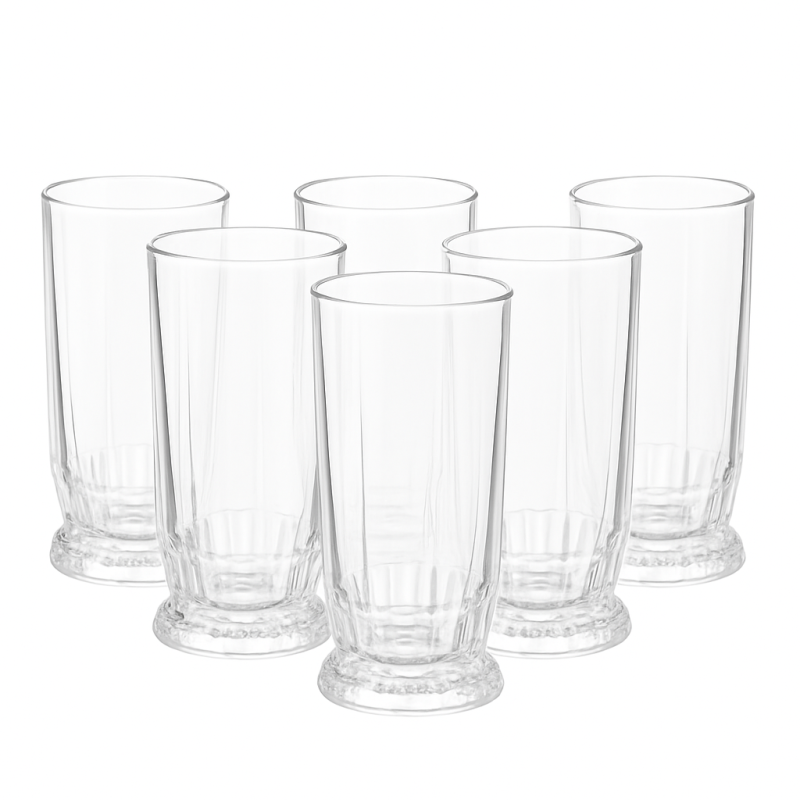 Lotus-Design Clear Glass Premium Elegant Drinkware | Adornia